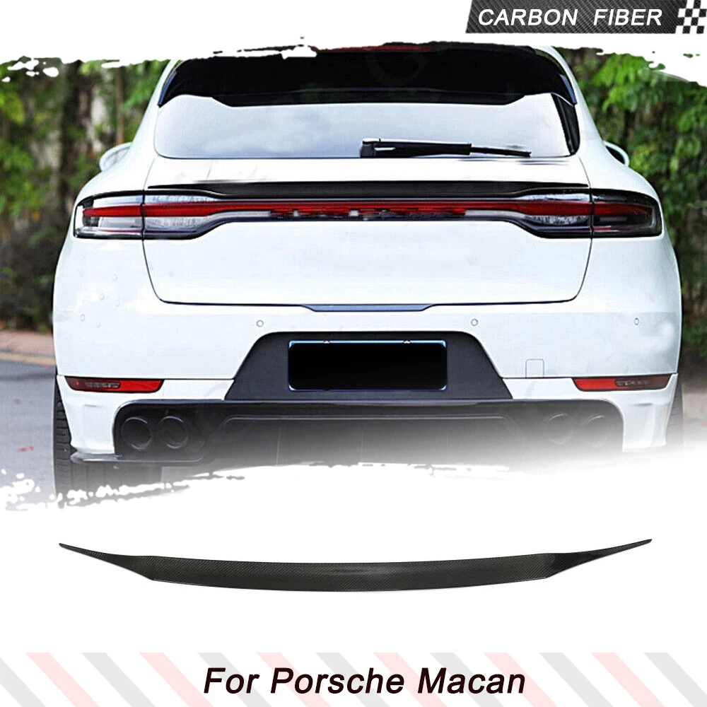 Car-Styling-Carbon-Fiber-Racing-Trunk-Rear-Middle-Spoiler-Auto-Wing-Lip ...