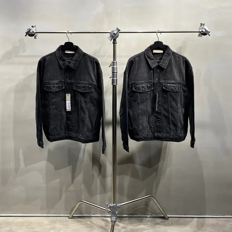 Fear-God-Essential-chaqueta-vaquera-de-corte-holgado-ropa-de-calle ...