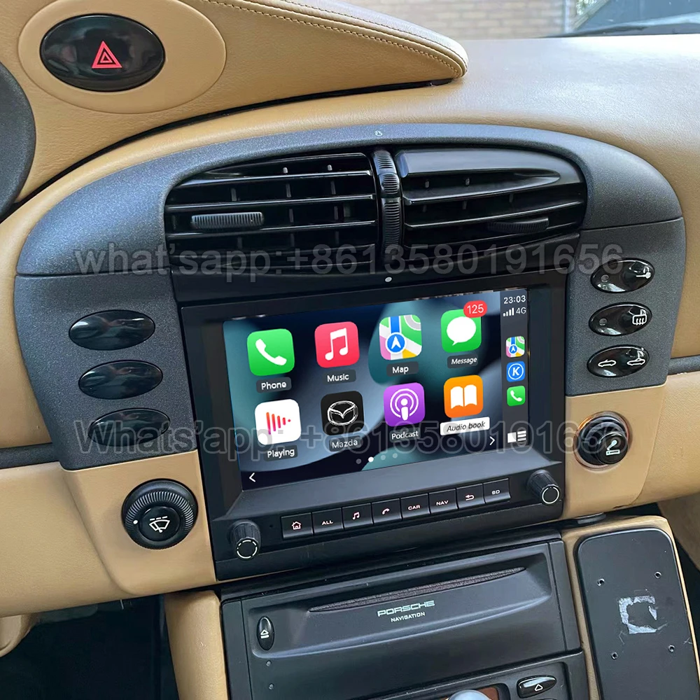 For-Porsche-911-996-986-Cayman-Boxster-1996-2006-CarPlay-Android-Car ...