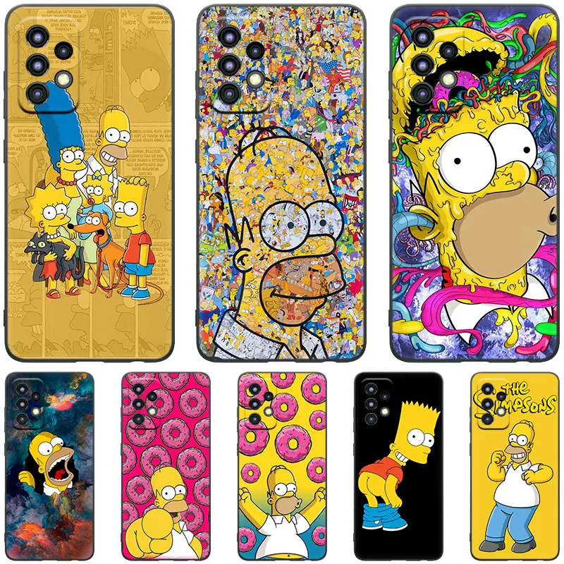 Funda-de-dibujos-animados-de-Los-Simpsons-para-Samsung-Galaxy-A04S-A04E ...