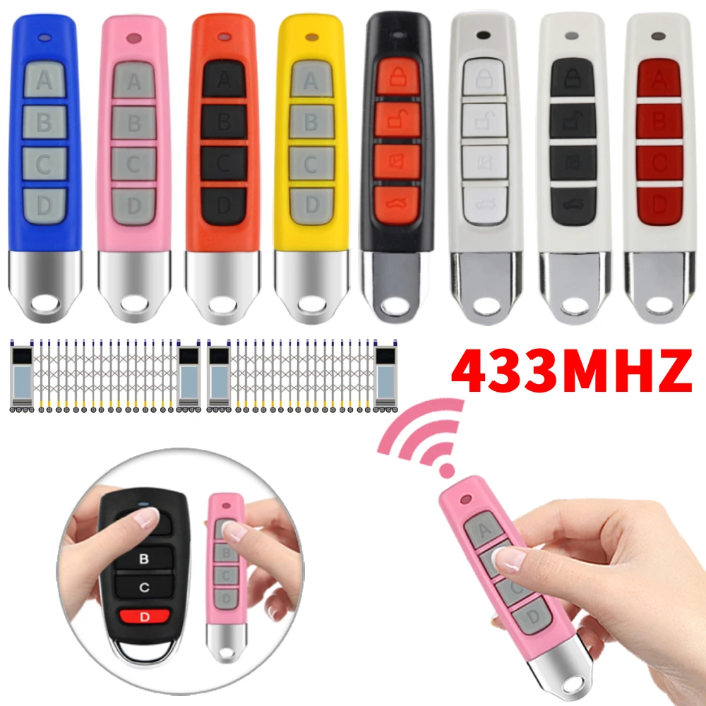 1pcs-433MHZ-Copy-Remote-Control-Auto-4-Key-Garage-Gate-Door-Opener-Remote-Controller-Duplicator ...