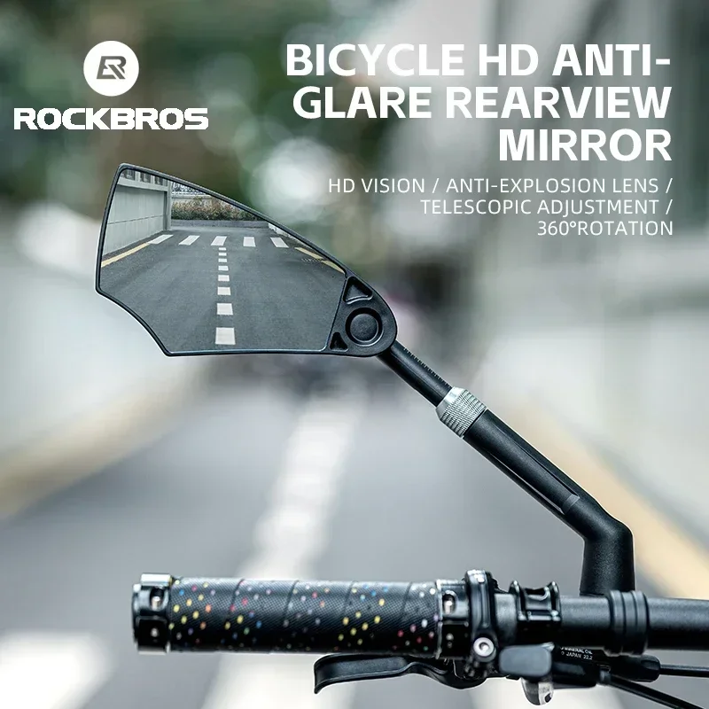 ROCKBROS-Bicycle-Rearview-Mirror-Universal-Wide-Range-360-Adjustable ...