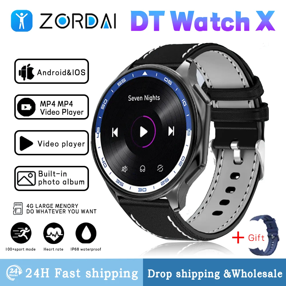 Zordai-DT-Watch-X-Smart-Watch-3D-466-466-HD-Always-Display-Time ...