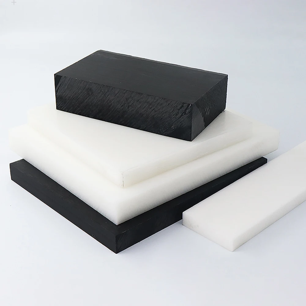 1/2/3/4/5/6/8/10/12mm Black/White POM Sheet Plastic Board ...