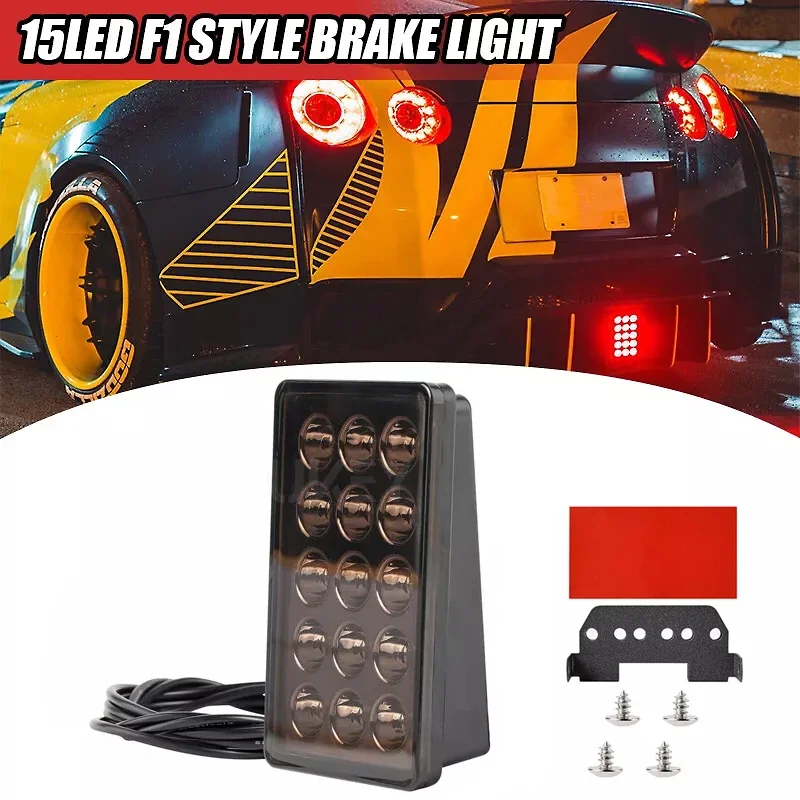 F1 Style Led Brake Pilot Lights 12V 15led Rear Tail Lights Auto Flash ...