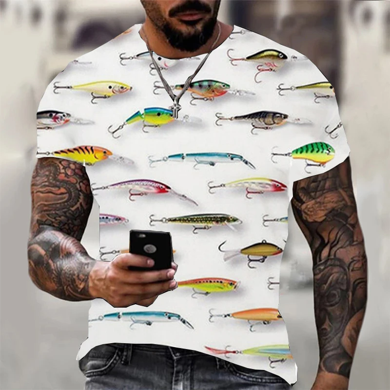 2022-New-3d-Lure-Printing-Fishing-Competition-Men-s-women-s-T-shirts ...