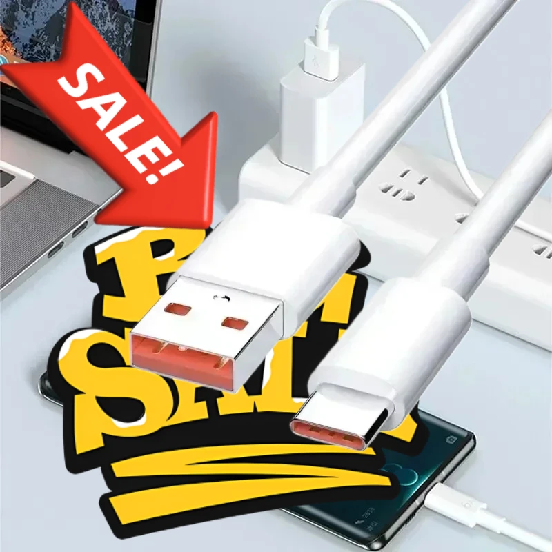6A Super Fast Charging Data Cable Suitable for Huawei Xiaomi Honor TYPE ...
