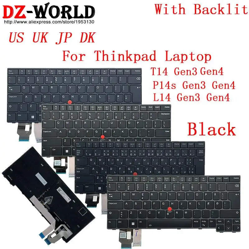 US-UK-English-DK-Danish-JP-Japanese-Backlight-Keyboard-for-Lenovo ...
