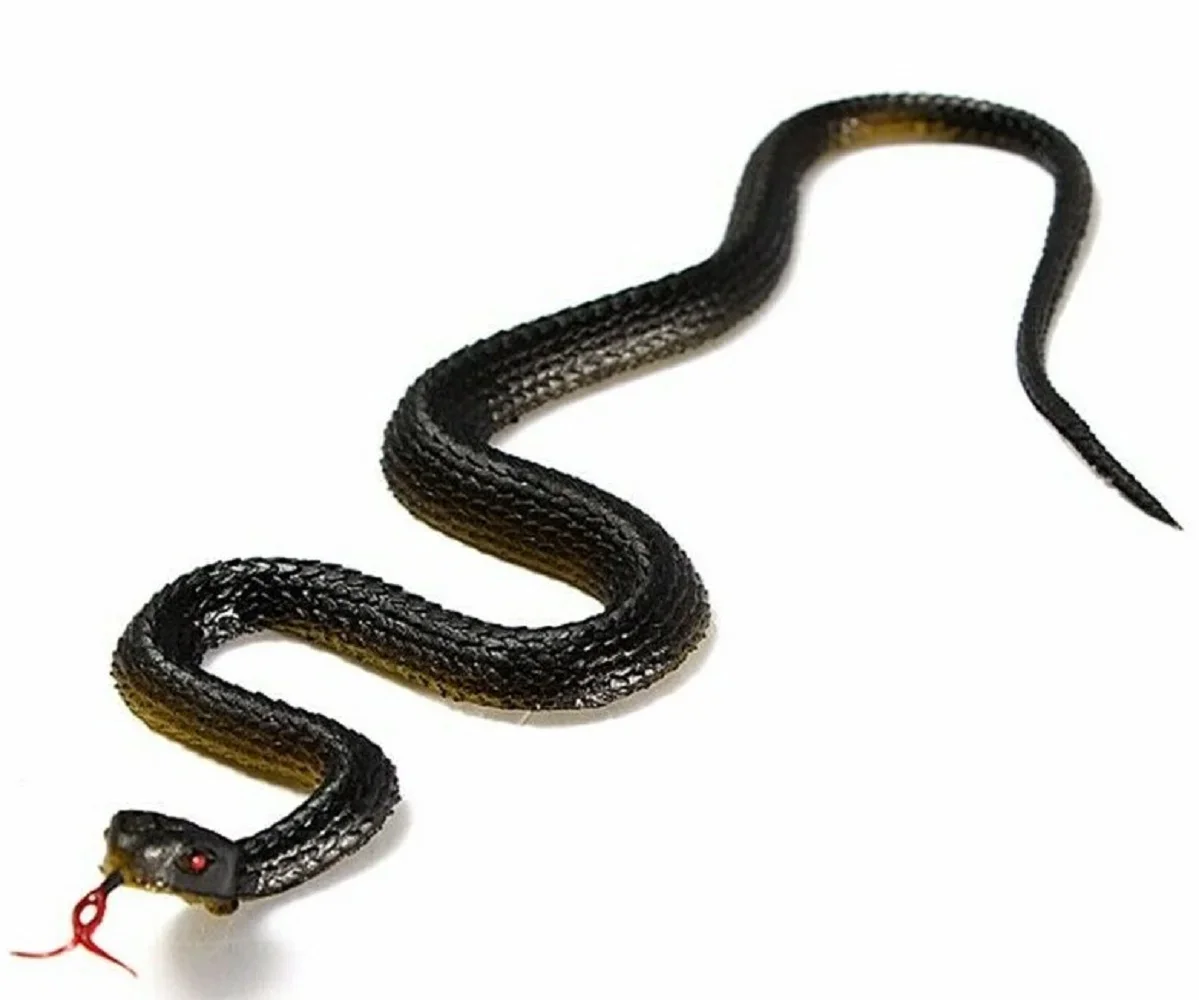 45cm-Realistic-Fake-Rubber-Snake-Toy-Prank-Trick-Toy-with-Tongue-Stick ...