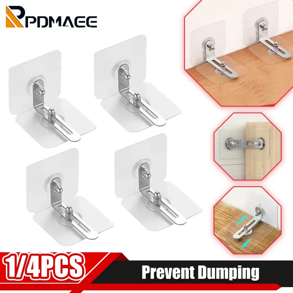 2-8pc-TV-Cabinet-Fixed-Prevent-Dumping-Device-Adjustable-Safety-Self ...
