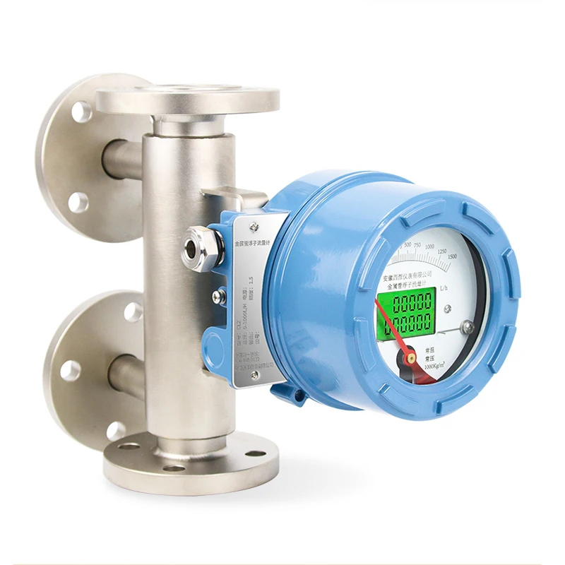 hydrogen-gas-flow-meter-rotameter-Jacket-type-metal-tube-float ...