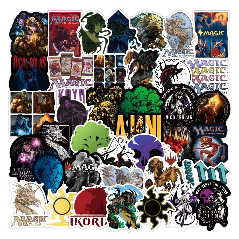 10-55Pcs-Hot-MTG-Stickers-New-Magic-the-Gathering-Game-Cartoon-Graffiti ...