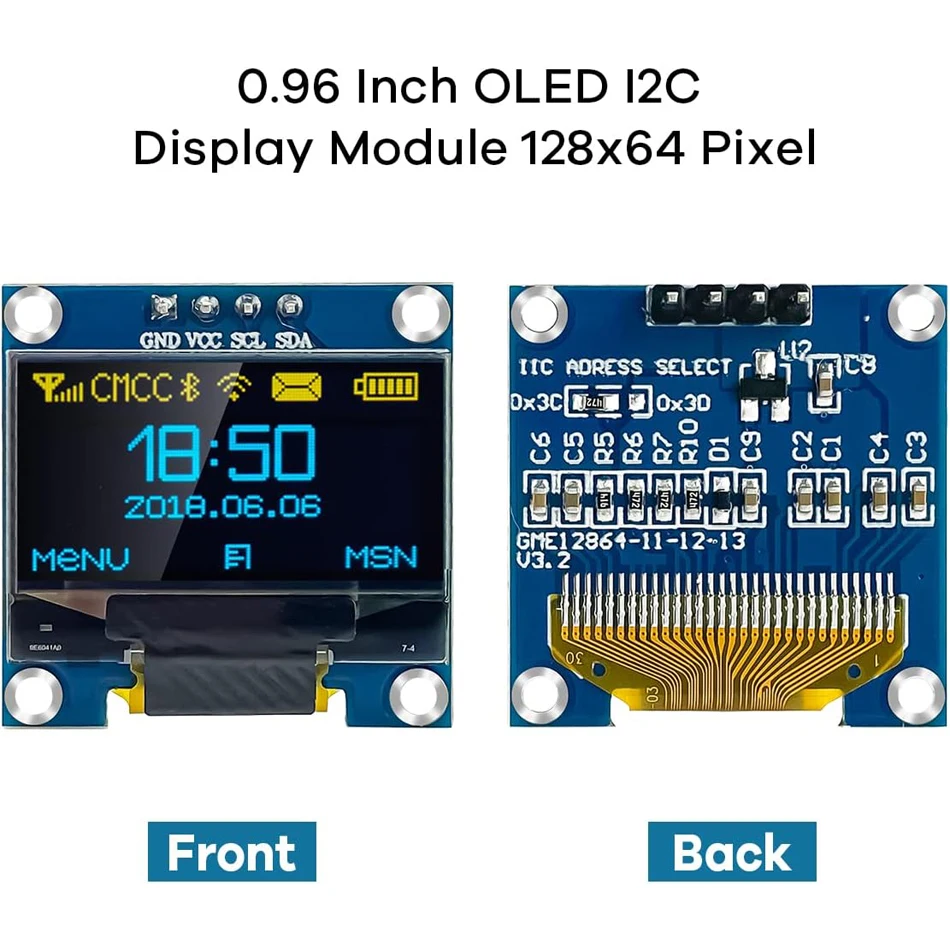 M-dulo-de-pantalla-OLED-I2C-IIC-de-0-96-pulgadas-12864x64-p-xeles ...