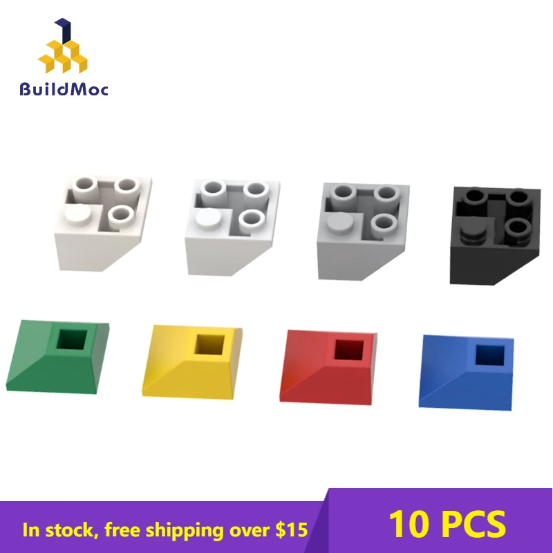 10PCS-MOC-Bricks-3676-Slope-Inverted-45-2-X-2-for-Building-Blocks-Parts ...