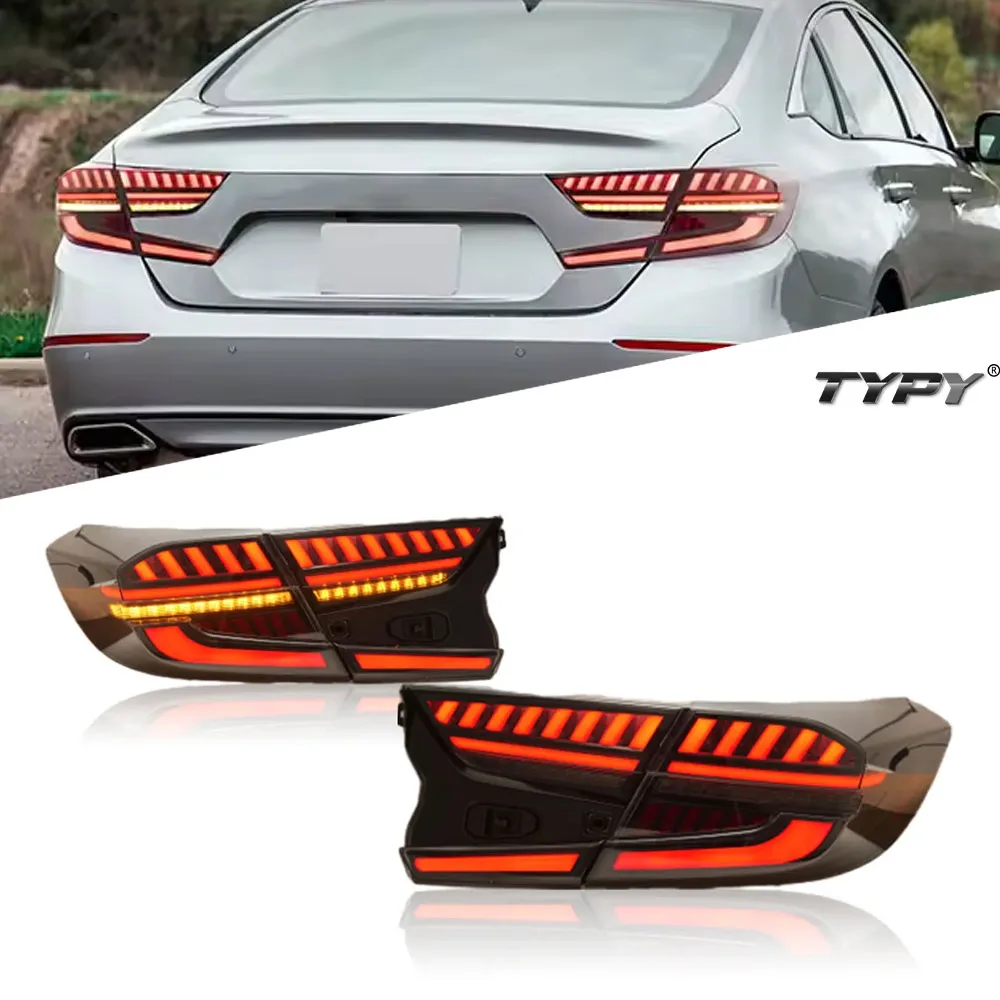 TYPY-LED-Tail-Lights-Assembly-For-Honda-Accord-10th-Gen-Rear-Lamps-2018 ...