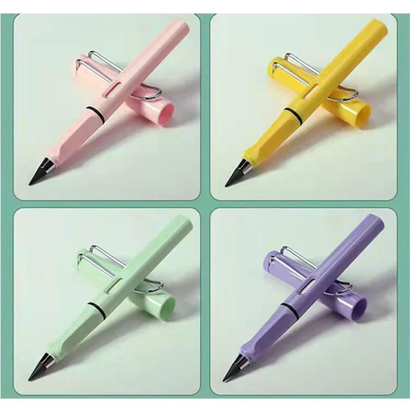 Crayon graphite,Ensemble de crayons éternels remplaçables, 9 pièces ...