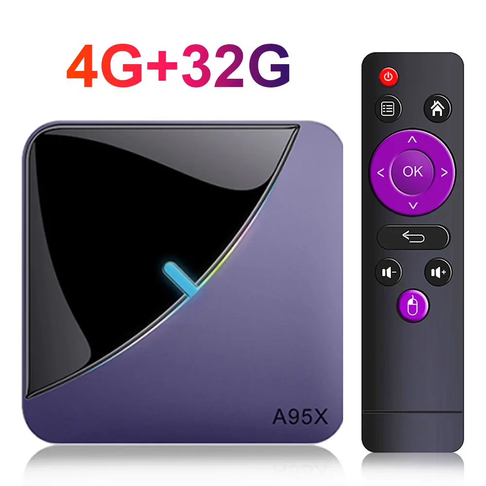 Dispositivo de TV inteligente A95X F3 Air II, decodificador con Android ...