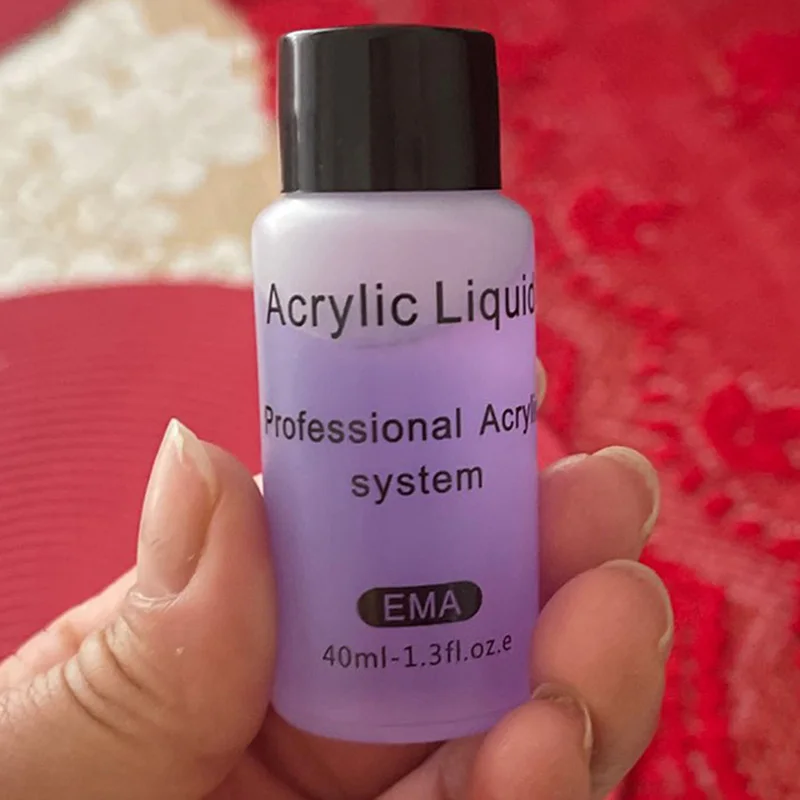 40ML EMA Acrylic Liquid Monomer For Nails Art Carving Extension Dipping ...