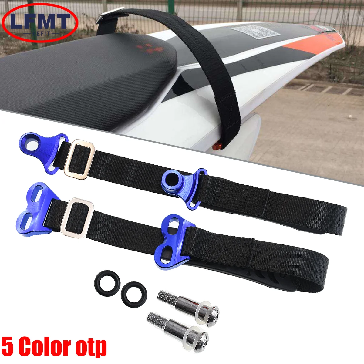 Motorcycle-Front-Rear-Rescue-Strap-Pull-Sling-Belt-Leashes-For-Honda ...