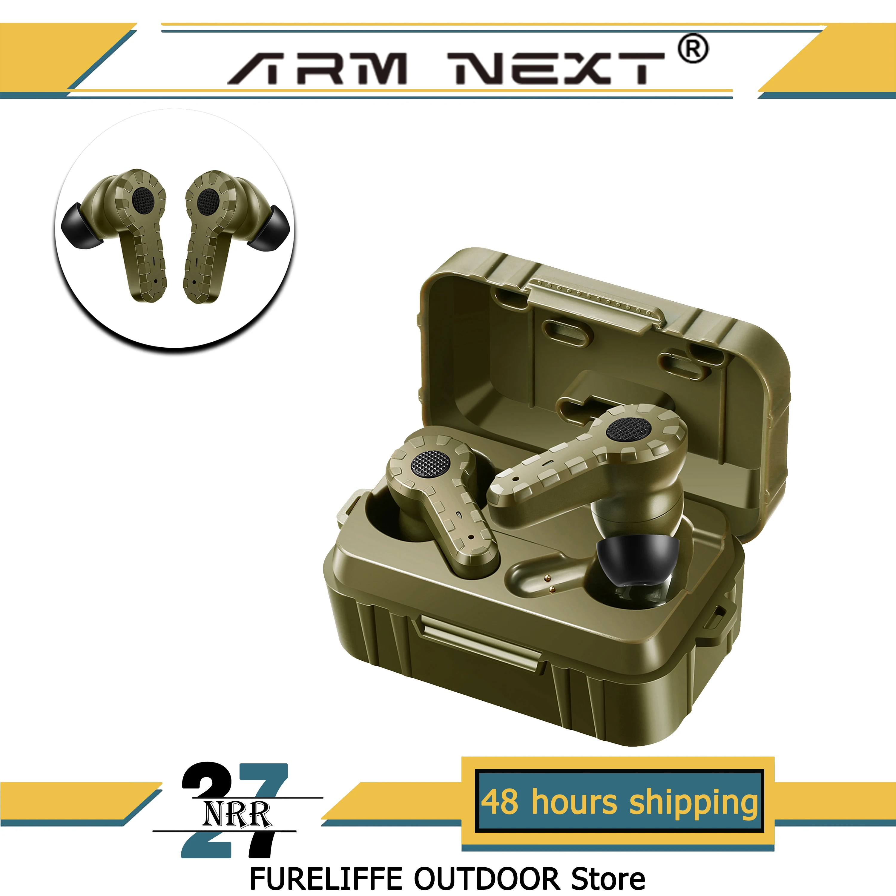 New original ARM NEXT military tactical electronic shooting ear buds ...
