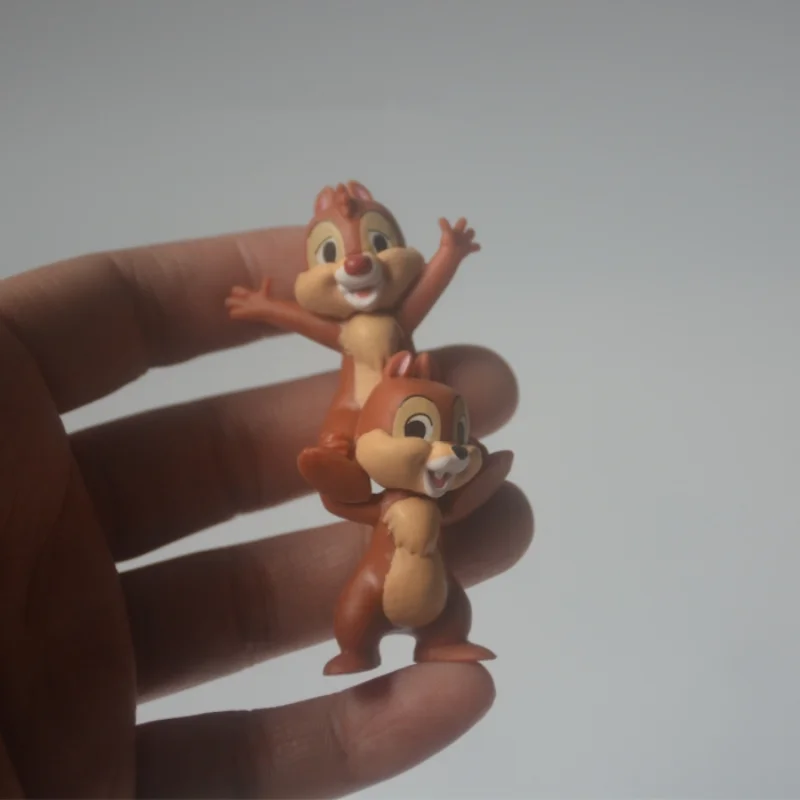 Disney Cartoon 7cm Chip Dale The Squirrel Action Figure Doll Toys For ...
