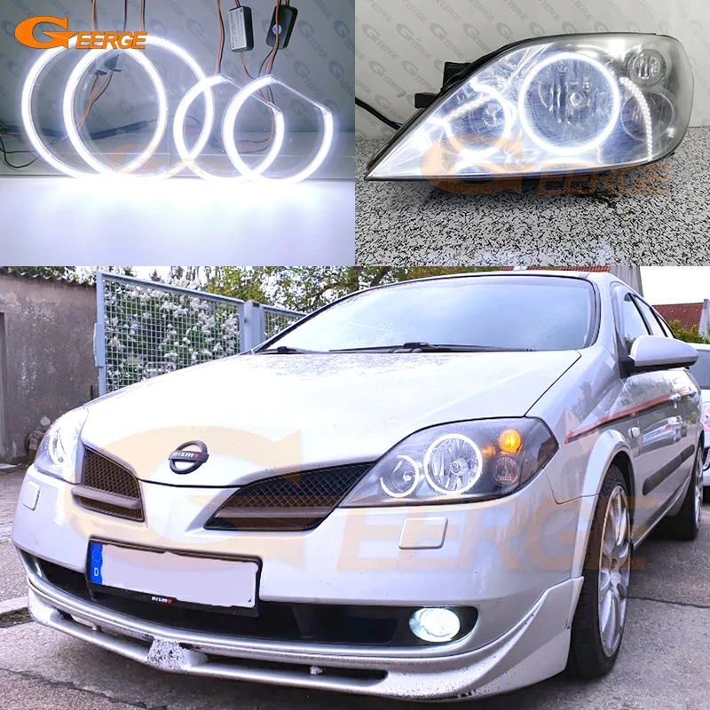 For-NISSAN-PRIMERA-P12-2002-2008-Excellent-Ultra-Bright-COB-Led-Angel ...