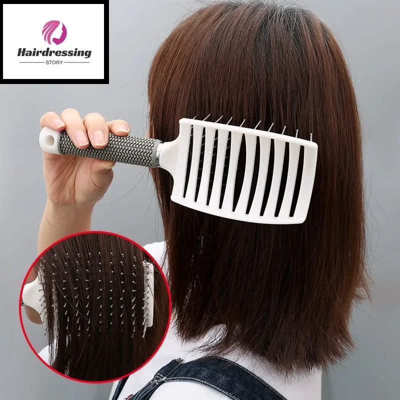 NEW-1-Pcs-Anti-static-Heat-Curved-Vent-Comb-Barber-Salon-Hair-Styling ...