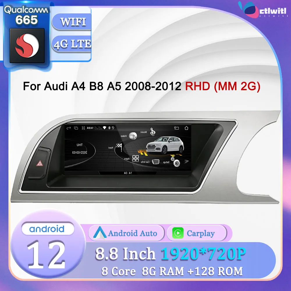 10-25-Android-For-Audi-A4-B8-A5-2008-2012-RHD-special-version-Touch ...
