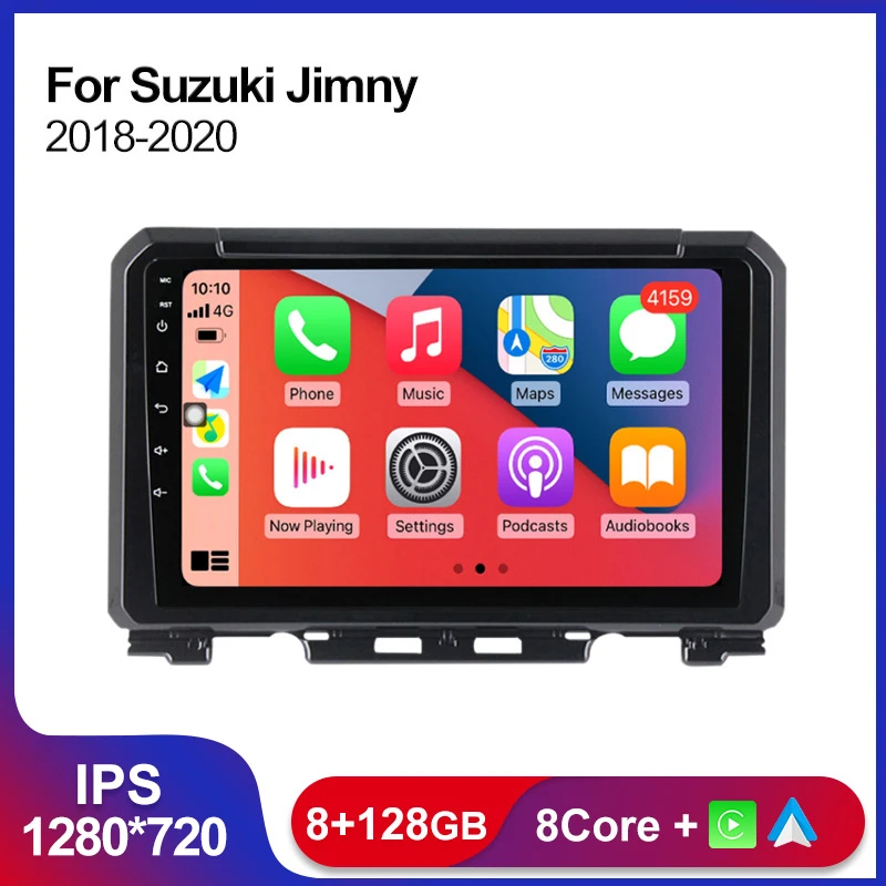 Wireless Carplay Car Radio Multimedia Player For Suzuki Jimny 2018- 2020 Wifi RDS BT Android All ...