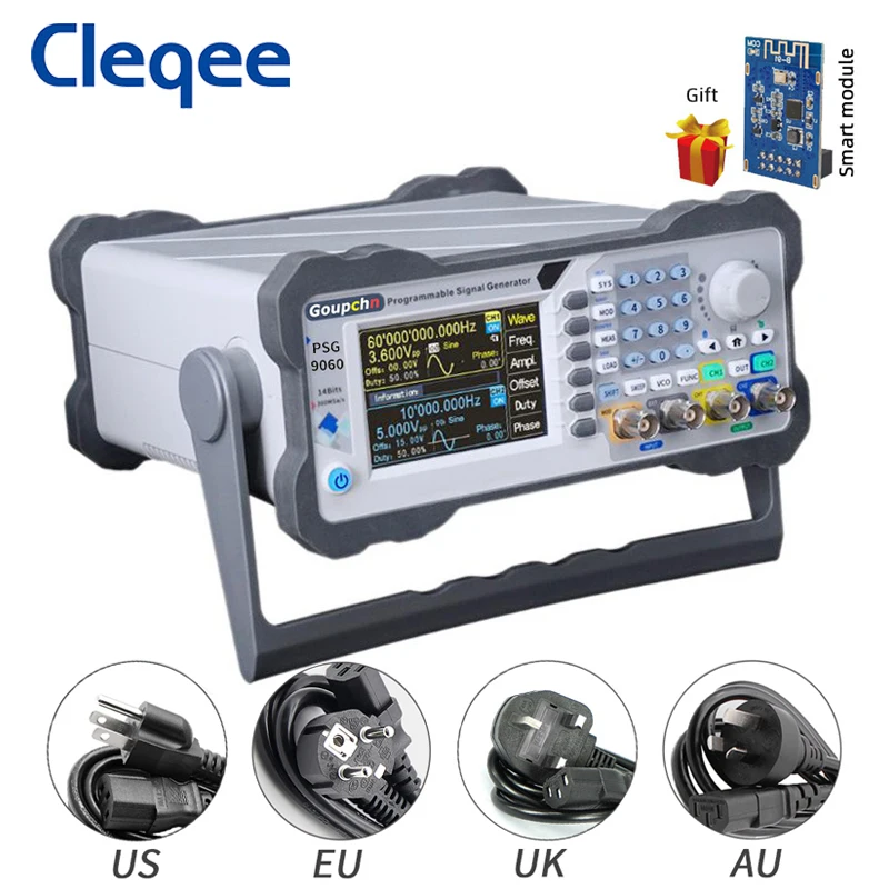 PSG9060-60MHz-Programmable-Function-Generator-DDS-Signal-Generator-Dual ...