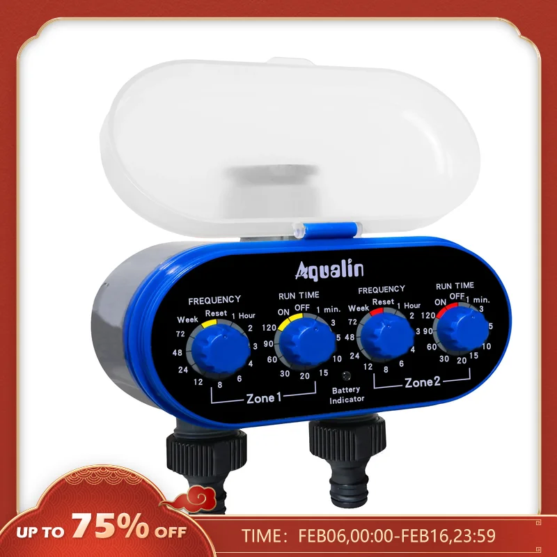 Ball Valve Two Outlet Automatic Watering Four Dials Water Timer 0 ...