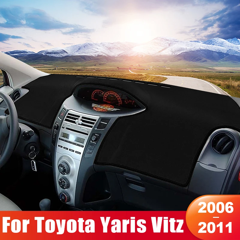 For-Toyota-Yaris-Vitz-2006-2007-2008-2009-2010-2011-Car-Dashboard-Sun ...