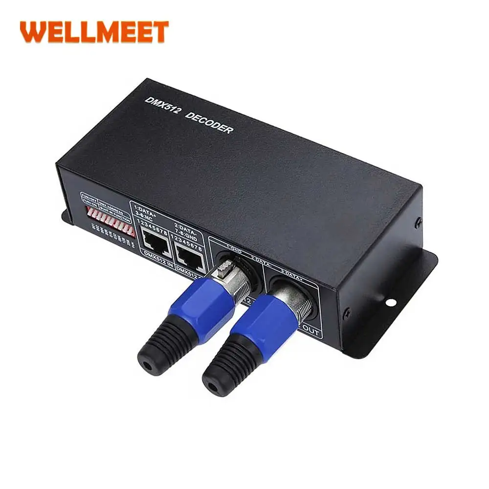 LED-RGB-RGBW-DMX-512-Decoder-8A-3CH-4CH-DMX512-Controller-LED-DMX512 ...