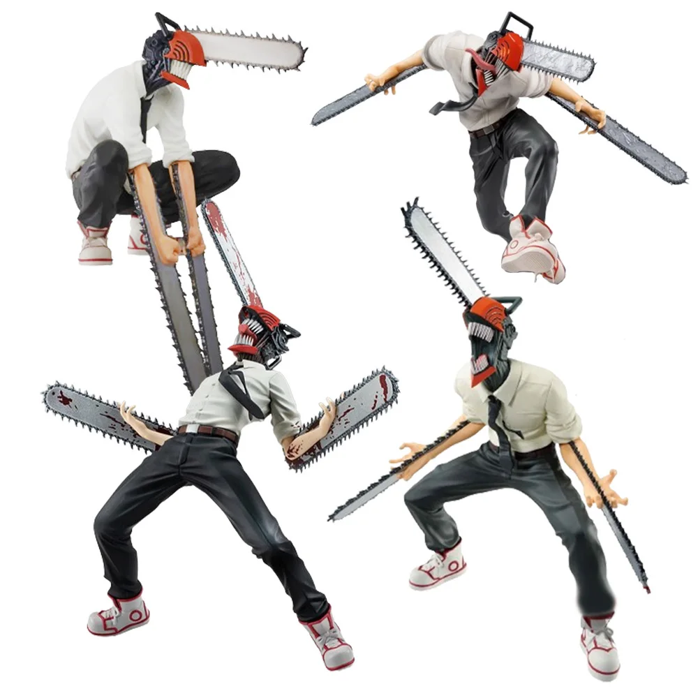 16cm-Chainsaw-Man-Anime-Denji-Figure-Power-Action-Pochita-Fighting ...