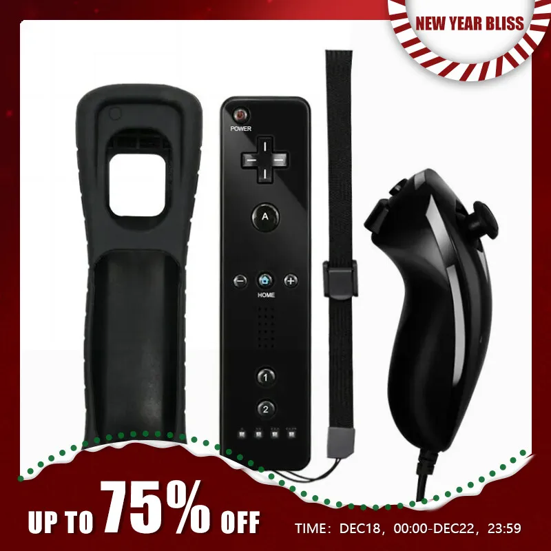 TECTINTER-mando-a-distancia-inal-mbrico-para-Nintendo-Wii-2-en-1-mando ...