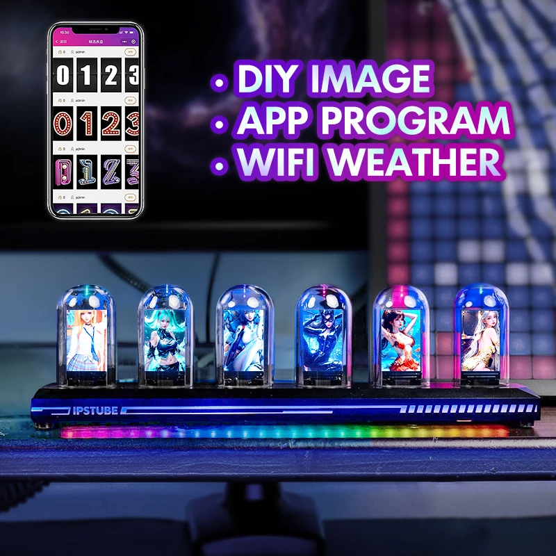 IPS-Full-Color-Display-Nixie-Tube-Atmosphere-Light-Multi-Color-Gamut ...