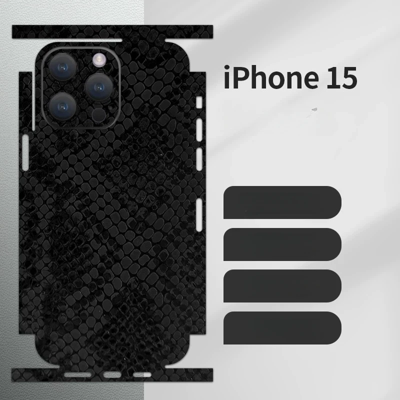 Skin-Wrap-Leather-Back-Film-For-iPhone-15-Pro-Max-14-Plus-Sticker-13-12 ...