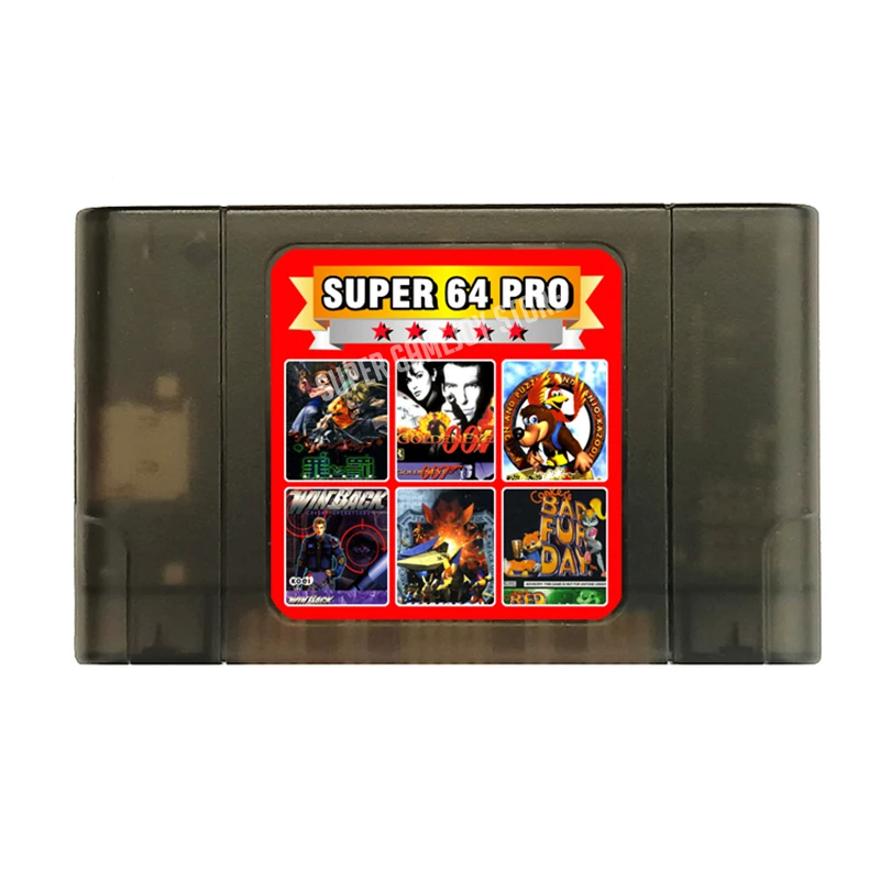 The-Latest-Super-64-PRO-Retro-Game-Card-365-in-1-Game-Cartridge-for-N64 ...