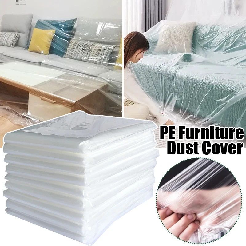 Disposable Furniture Dust Cover Plastic Waterproof Dustproof ...