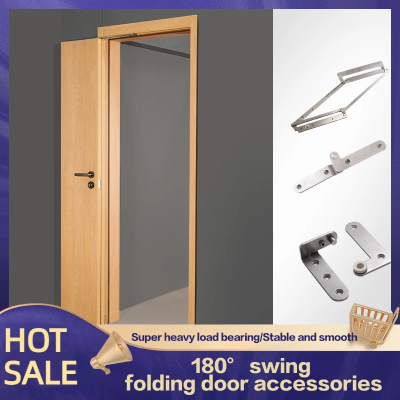180 Degree Folding Door Hardware Bedroom Door Bathroom Flat Folding ...