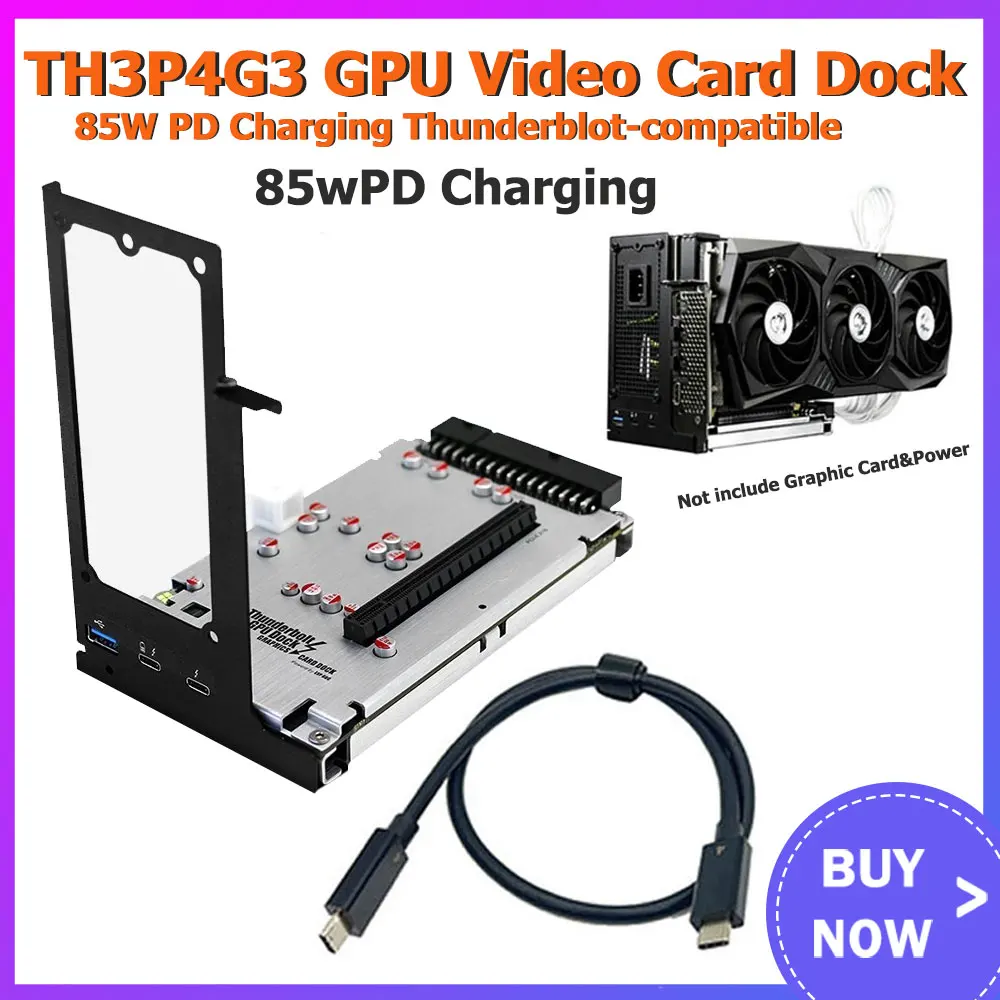 Base-de-tarjeta-de-Video-compatible-con-Thunderbolt-TH3P4G3-carga-PD-de ...