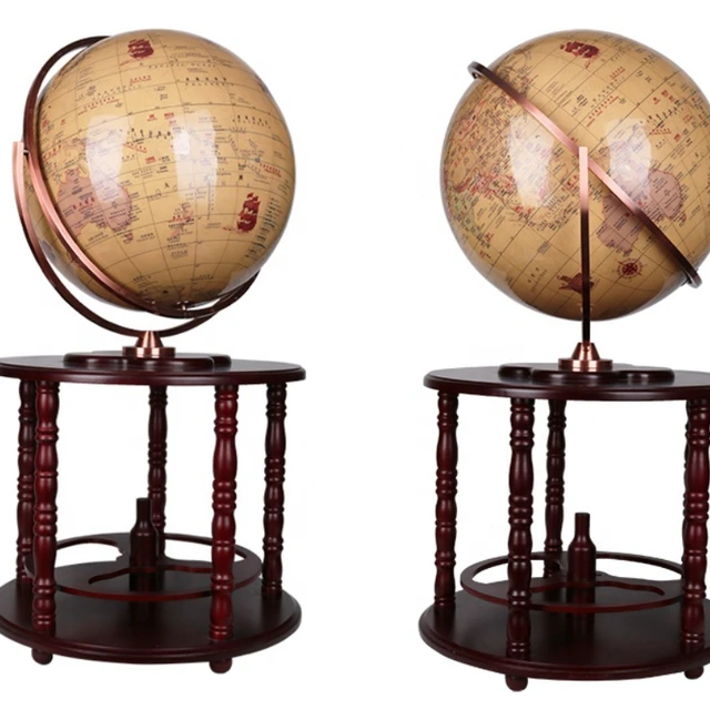 Globe Bar Set Up Inside