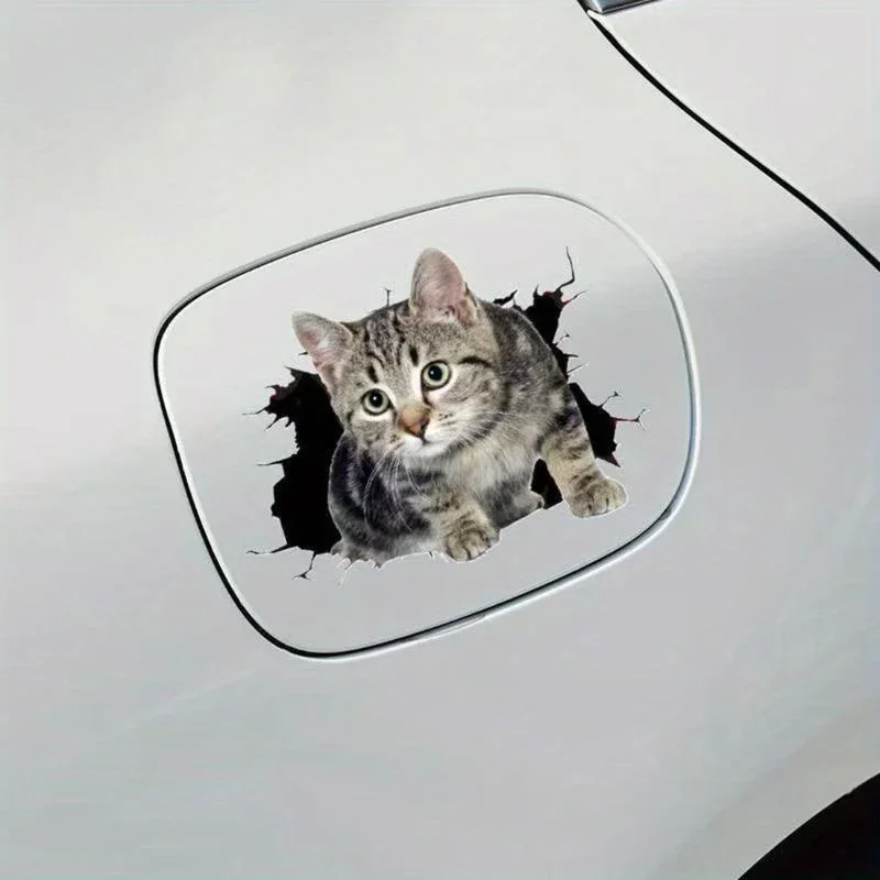 Car-Sticker-Cute-3D-Cat-Personality-Block-Body-Scratch-Auto-Motorcycle ...
