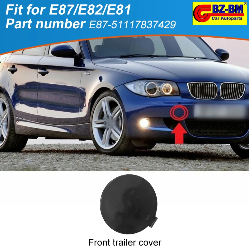Front Bumper Tow Hook Eye Cap for BMW E87 E82 E81 Car 51117837429 ...