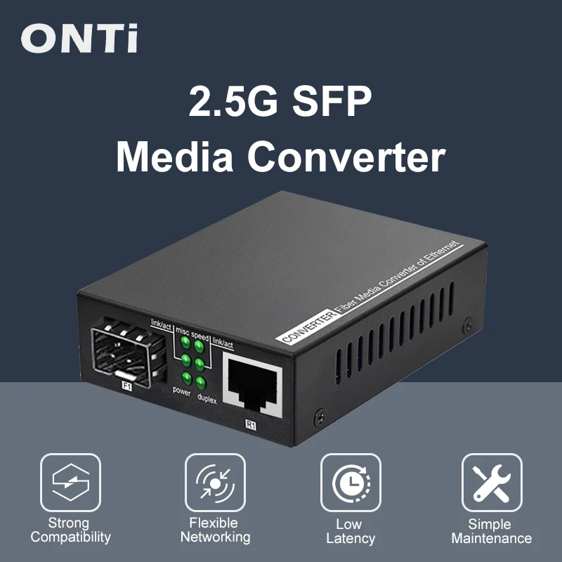 ONTI-2-5G-transceptor-de-fibra-ptica-LC-SC-porta-2-5G-conversor-fotoel ...