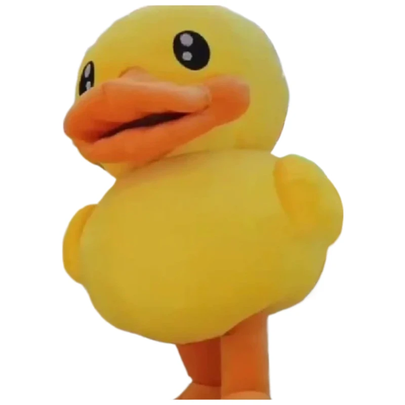 Inflatable Yellow Duck Mascot Cute Character Adult Cute New Duck Mascot ...