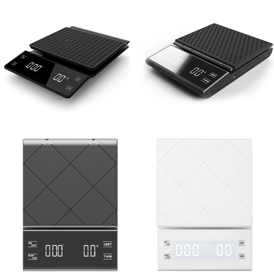 Portable-Electronic-Digital-Coffee-Scale-with-Timer-High-Precision-LED ...