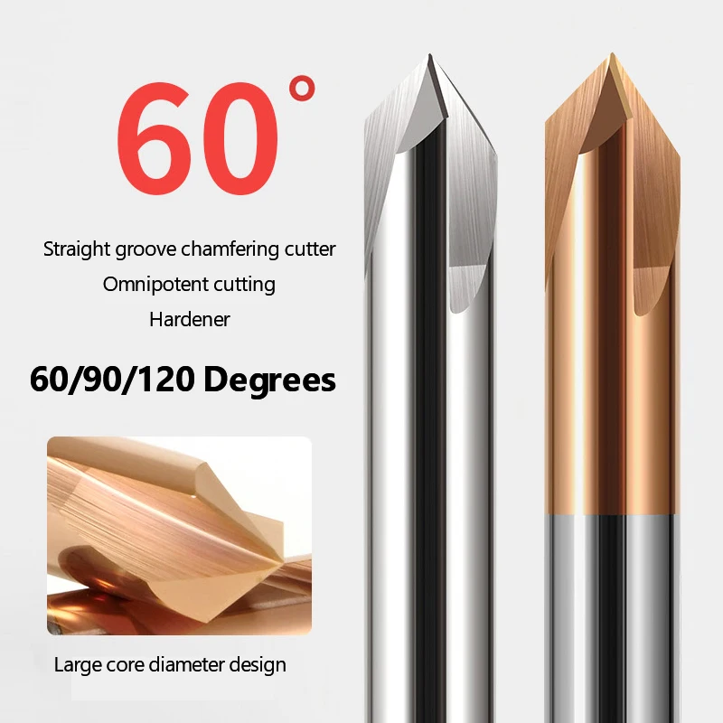 HRC60-3-fl-t-pah-freze-kesicisi-60-90-120-derece-CNC-Router-Bit-CNC ...