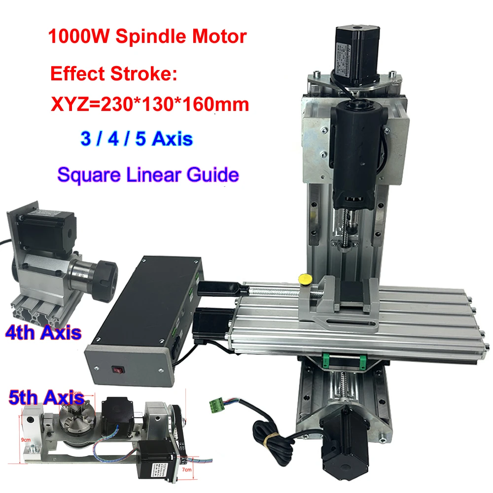 Vertical-USB-5-Axis-Square-Linear-Guide-CNC-Engraving-Machine-3020 ...