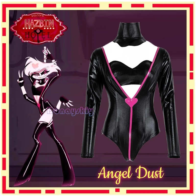 Angel-Dust-Anime-Hazbin-Cosplay-Costume-Clothes-Hotel-Uniform-Cosplay ...